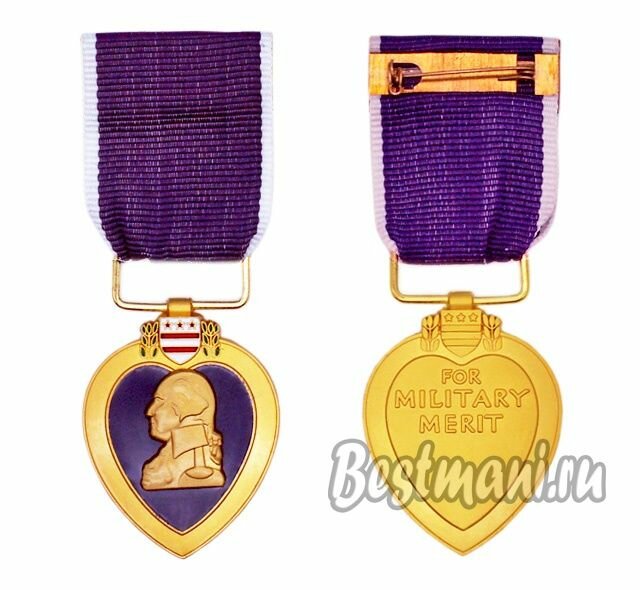 Пурпурное сердце 1932 военная медаль США, муляж сувенирная копия, ордена медали и награды