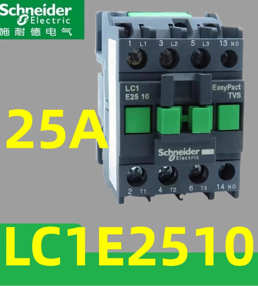 Контактор Schneider LC1E 4-полюсный LC1E25 10, 24 В
