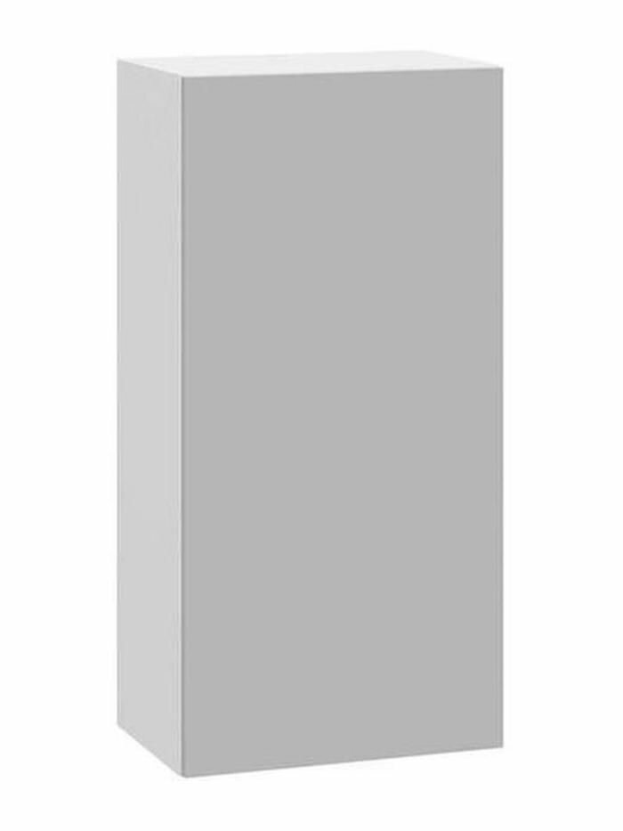 Кухонный модуль навесной, шкаф Тандем с полками, с доводчиками, 45х29.6х91.2 см, Белый / Нео