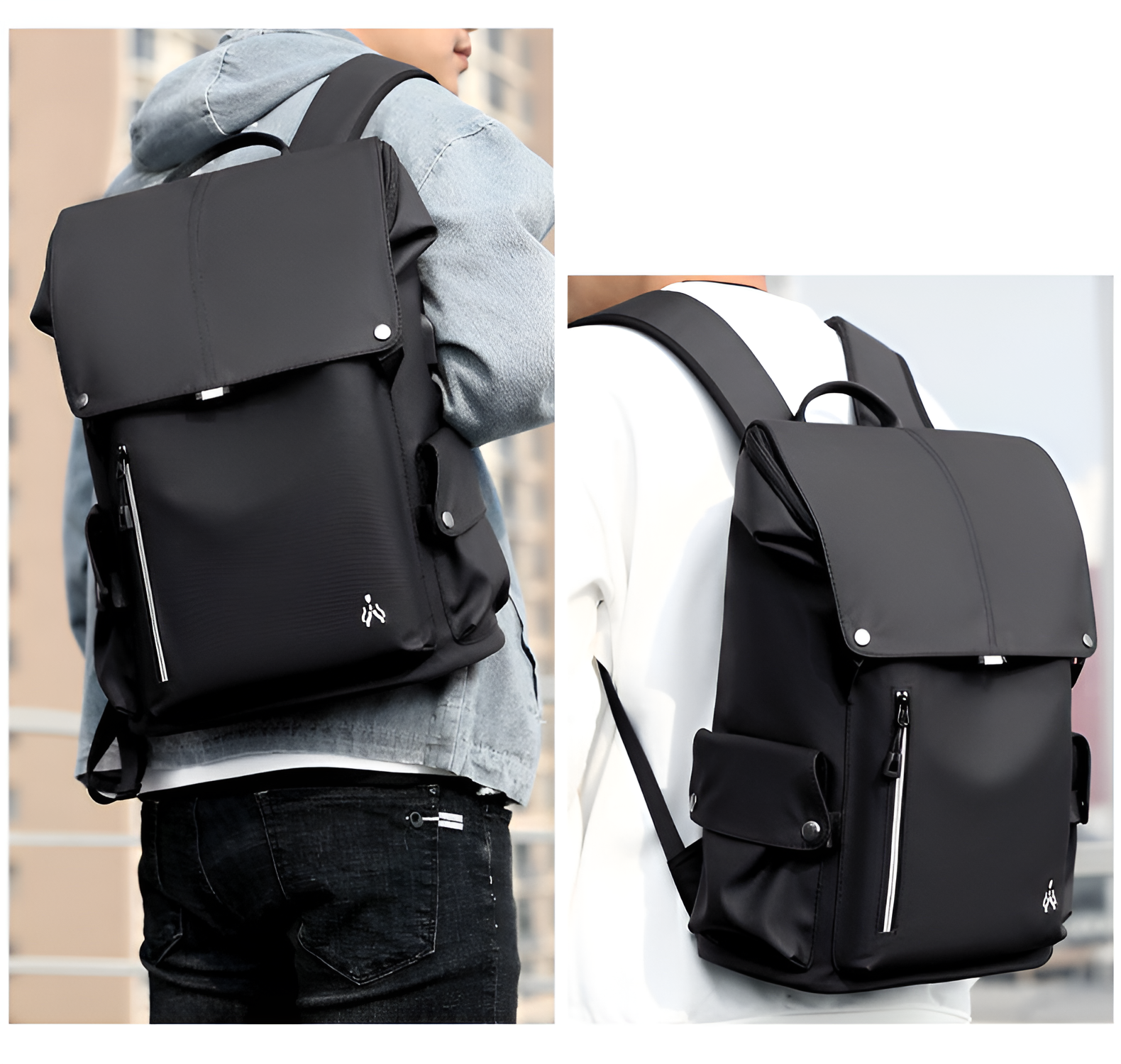 Рюкзак ELACCENT для путешествий, с USB-выходом, 15.6", черный