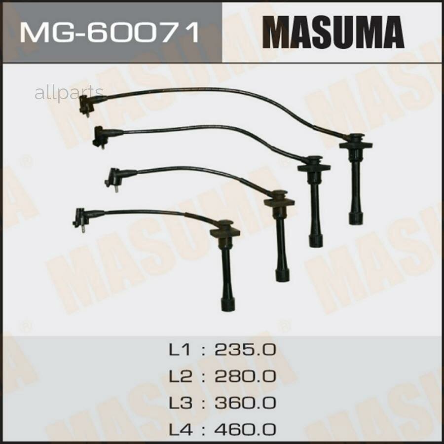 MASUMA MG-60071 Провода высоковольтные (комплект) TOYOTA CALDINA MASUMA MG-60071