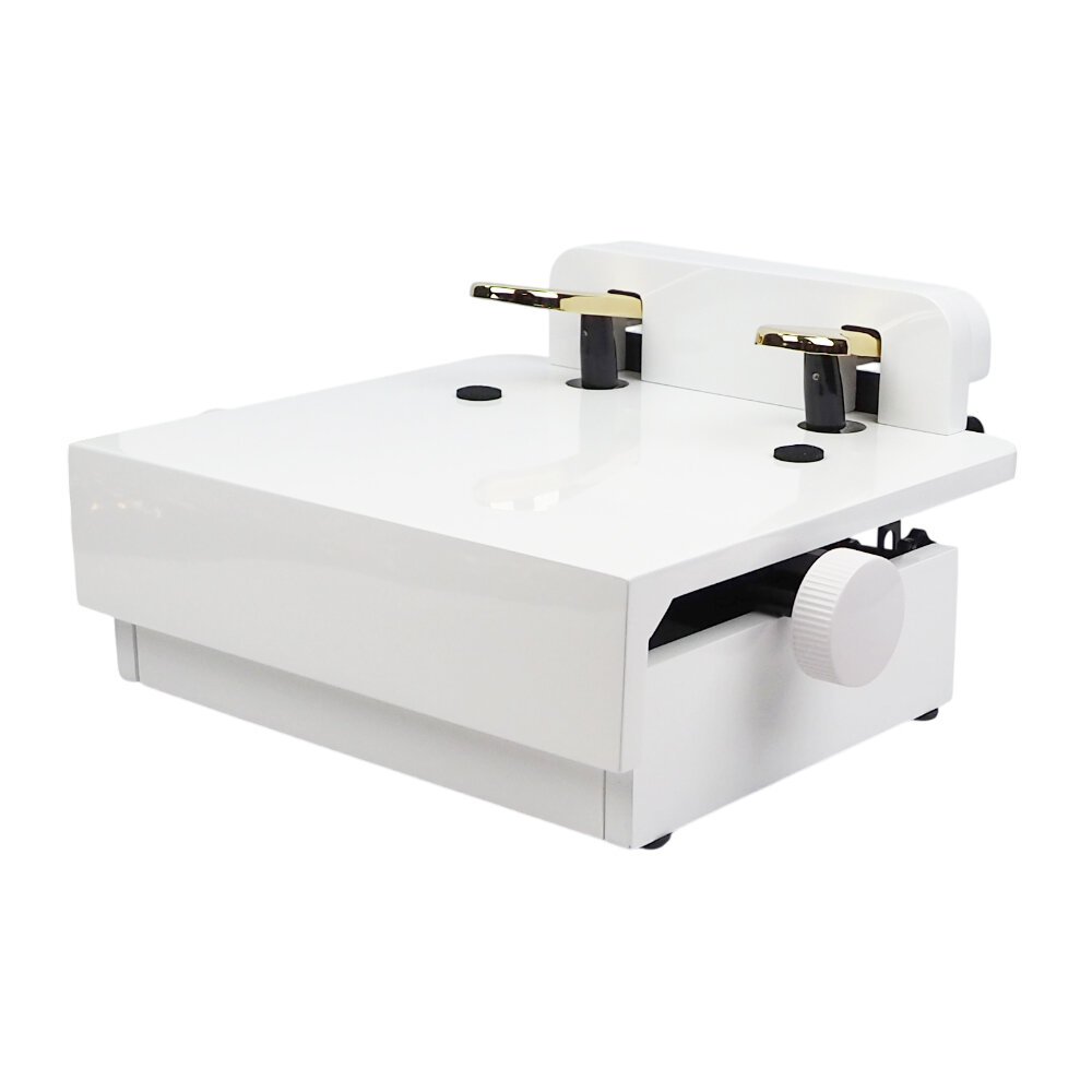 Подставка для ног пианиста с двумя дублирующими педалями Palette белая, полированная