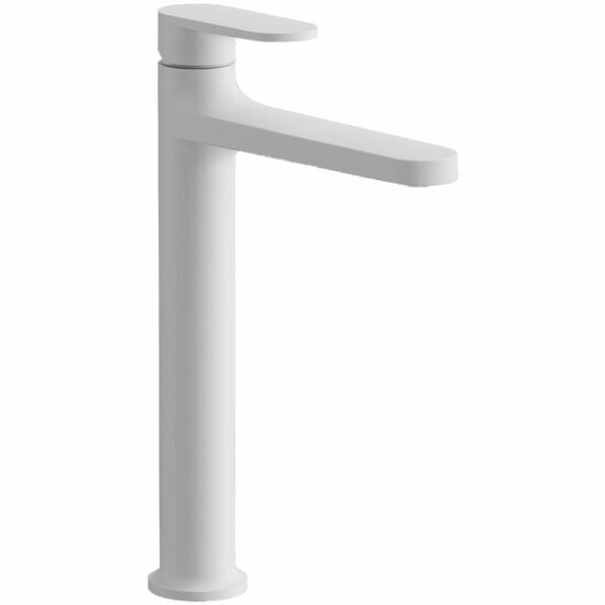 Смеситель для раковины Belz высокий B11713-8, белый