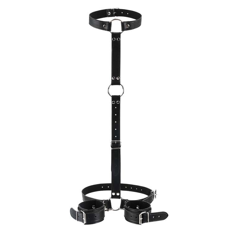 Кожаный хлыст-ракетка для взрослых, двойного назначения, для флирта, с наручниками для задней руки, для женщин, для