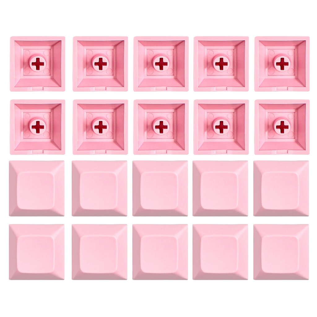 20шт, колпачок для ключей DSA высотой 1U-розовый