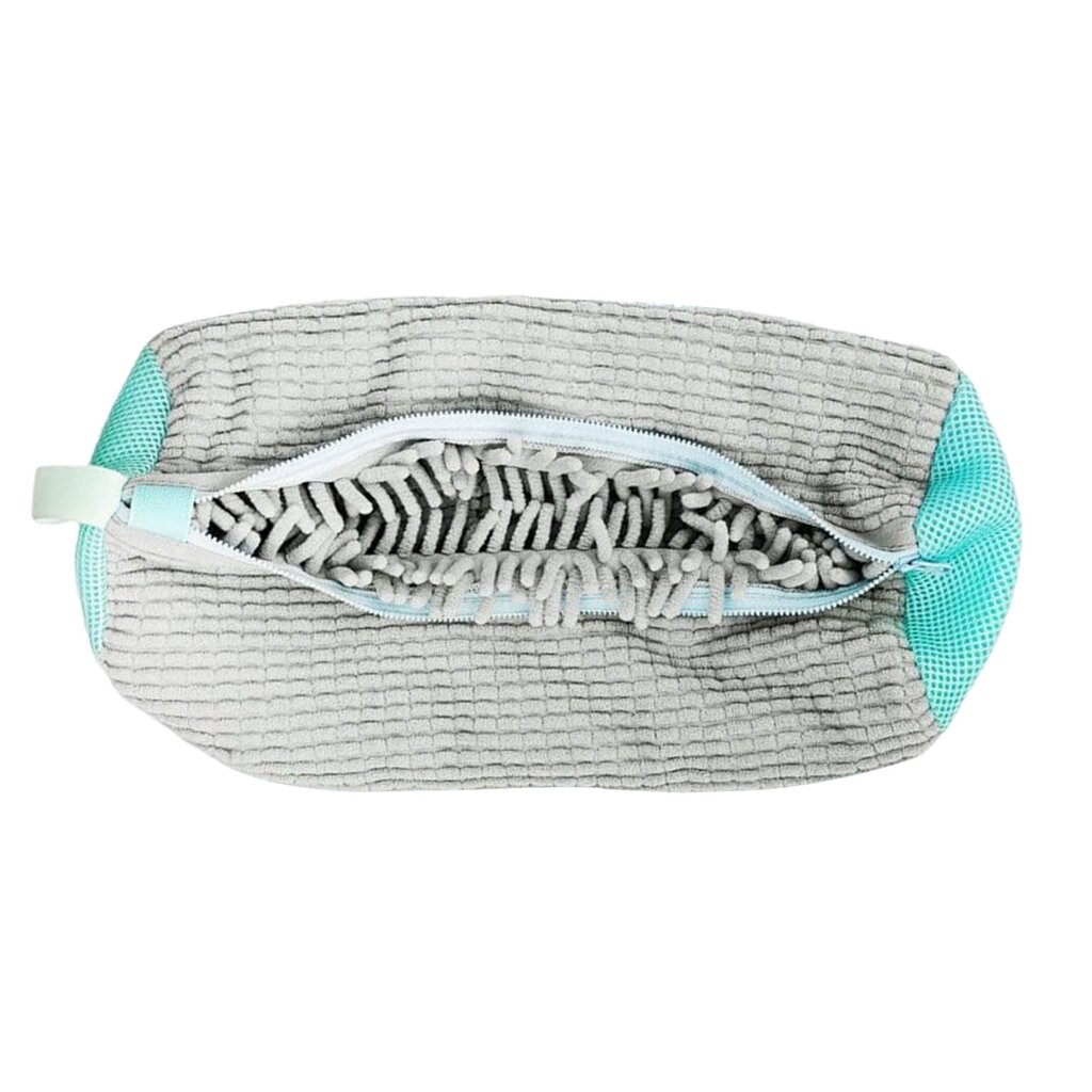 Серая Сетчатая Сумка Для Стирки Кроссовок Сумка Для Стирки Кроссовок с Застежками-Молниями Сумка для Стирки Обуви для Машинной Чистки и Путешествий