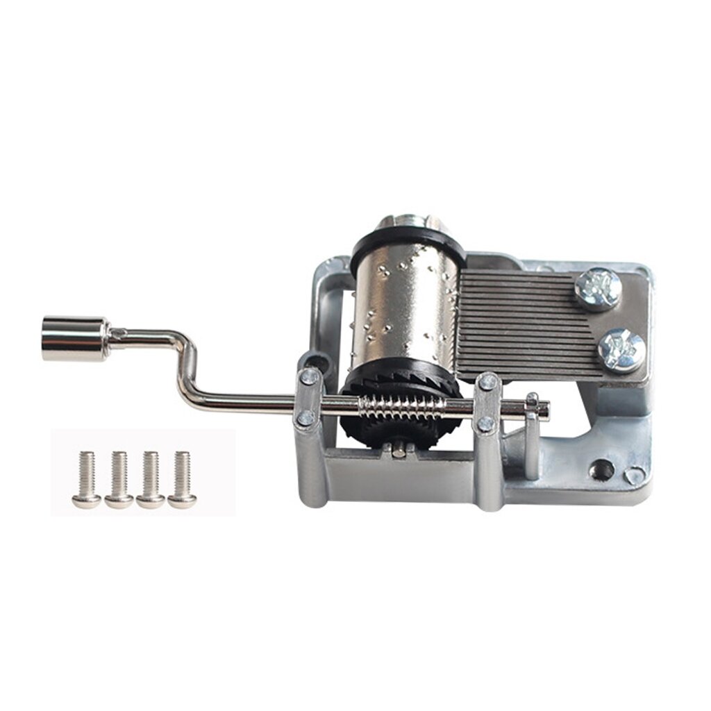 Сборка модели 3D-принтера, модель пианино с часовым механизмом с ручным приводом-модель с ручным приводом