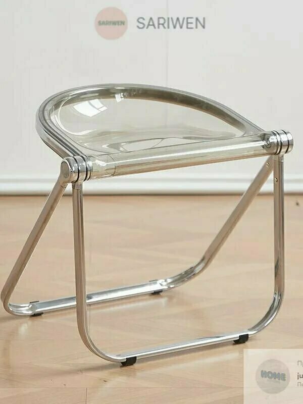 Стул "SARIWEN", полукруглый, откидной, без подлокотников, металл, 43х43х45 см