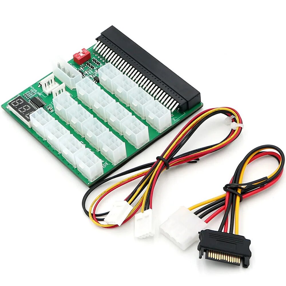 Адаптер питания HOMAJA для HP DPS-1200FB, 16 портов, PCIe 6 Pin, 750-1200 Вт