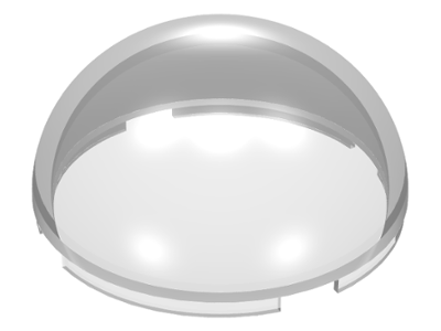 Cylinder Hemisphere 4 x 4, 86500 Trans-clear U