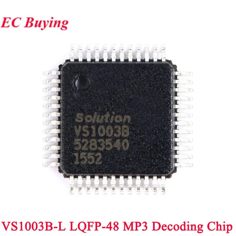 VS1003B-L MP3 декодер LQFP-48, 5283540, 1552