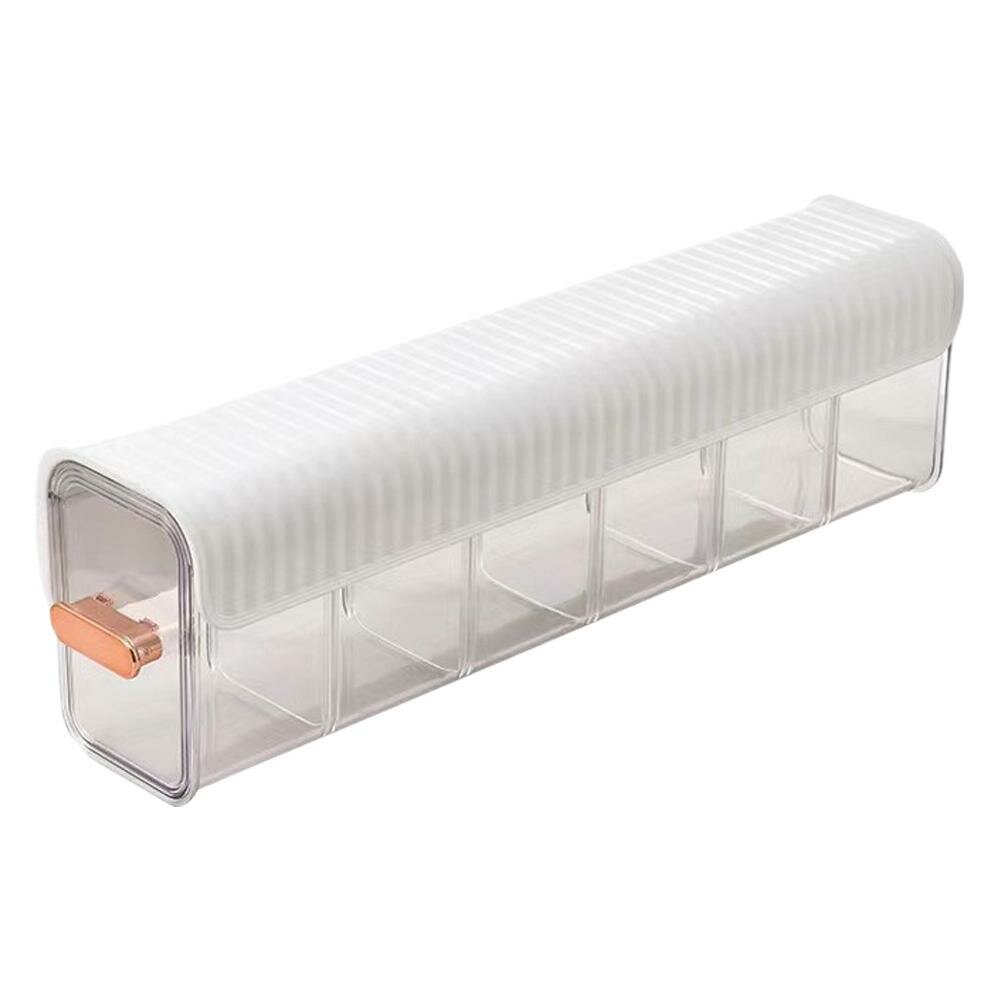 1 шт. Коробка для хранения нижнего белья и носков, неперфорированная, с несколькими отделениями