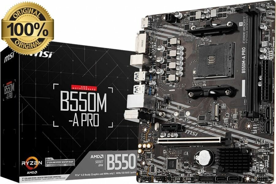 Материнская плата MSI B550M-A PRO