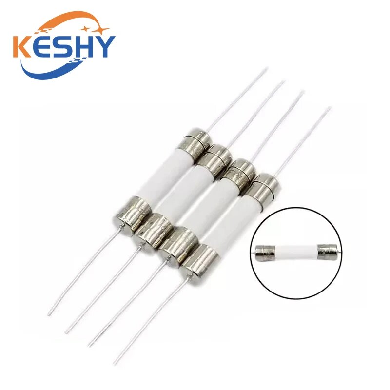 Керамические предохранители 6x30 мм, 250В, 8-30А, 10 шт 10A