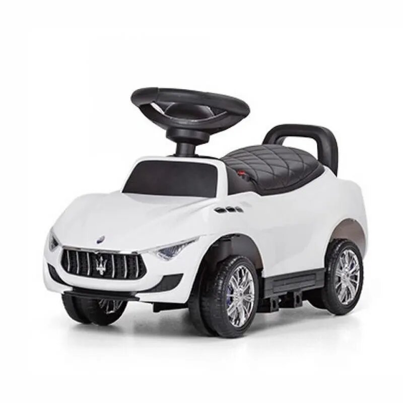 Толокар-каталка "Maserati" A003AA-D, музыкальный руль, световые эффекты, каучуковые колеса, 67x29x37 см
