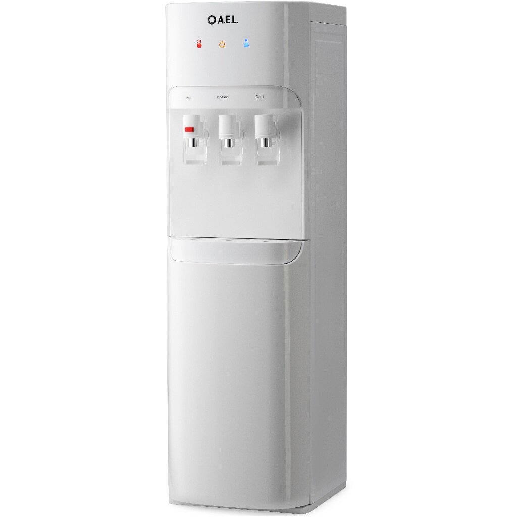 Кулер для воды AEL LD-AEL-808a full white с нижней загрузкой бутыли