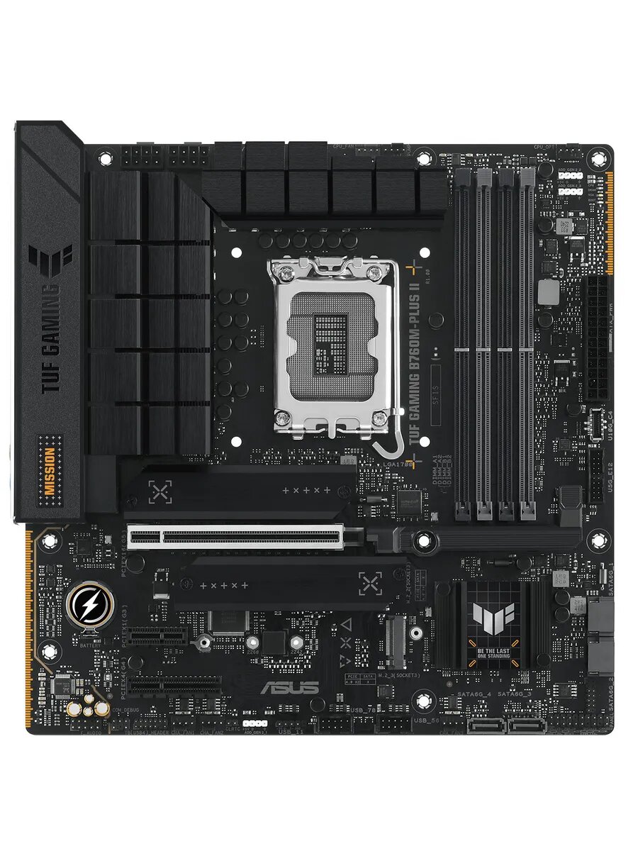 Материнская плата B760M-PLUS II LGA1700 Intel B760 mATX RTL