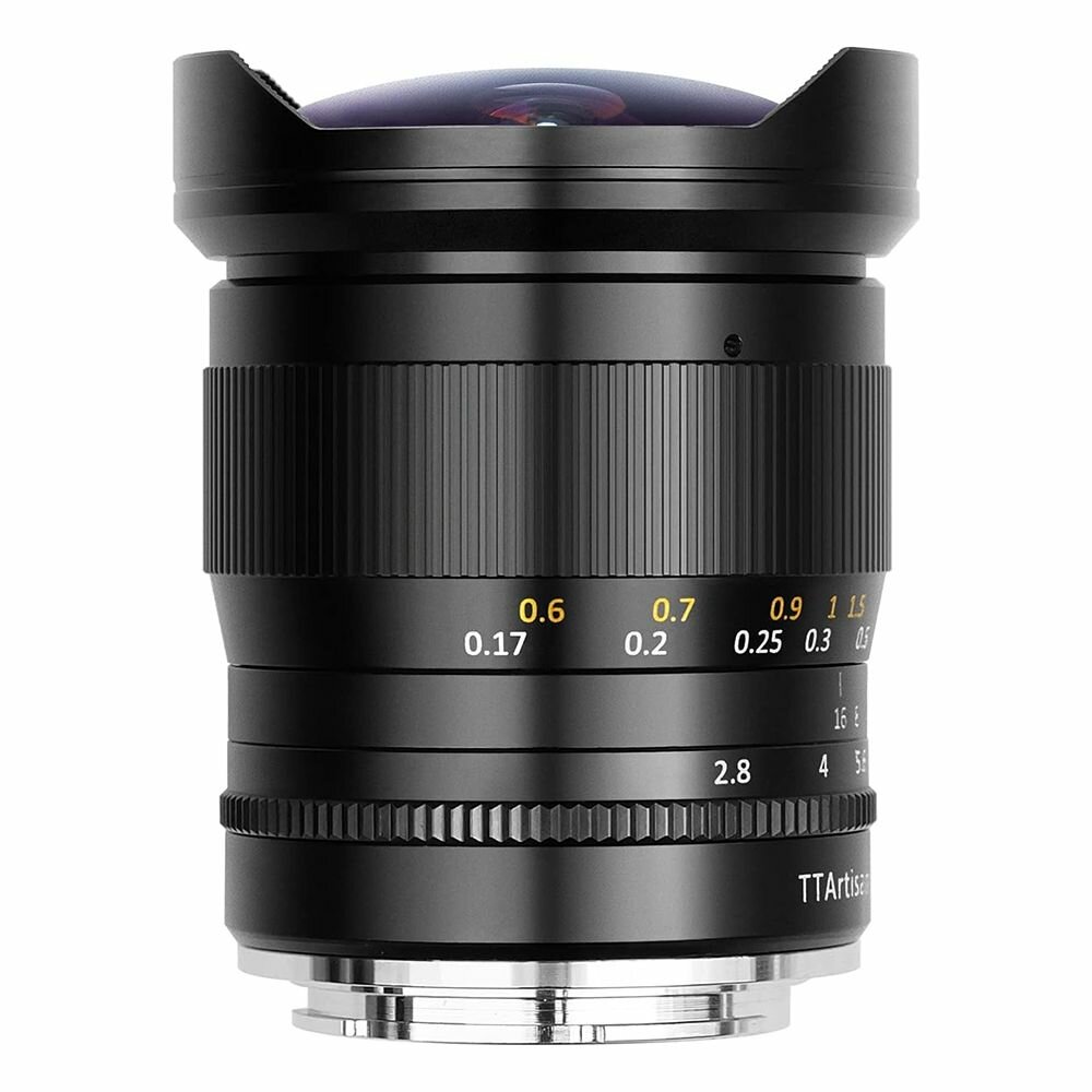 TTArtisan 11mm F2.8 Рыбий глаз ультра широкоугольный Oбъектив (Sony E Mount ), Полный кадр / Ручная фокусировка