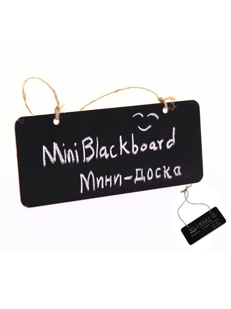 Мини-доски, 6 шт. подвесные маленькие деревянные прямоугольные доски