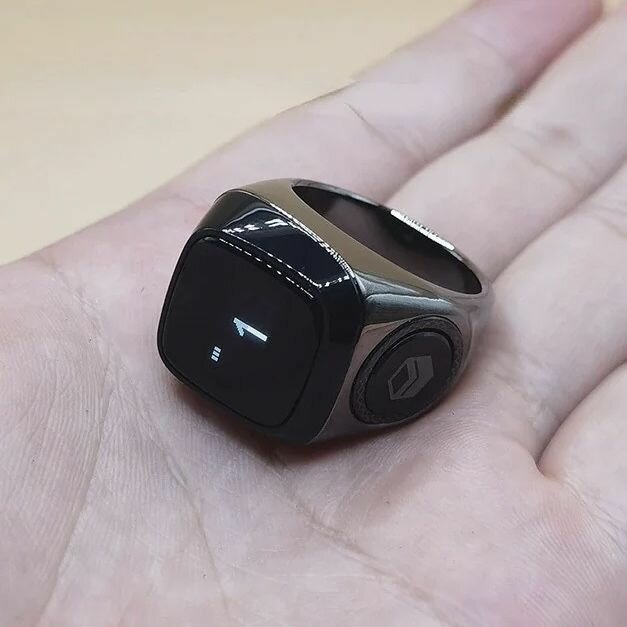 Исламские четки цифровые ZIKR RING 22 мм (Space Gray) METAL VERSION