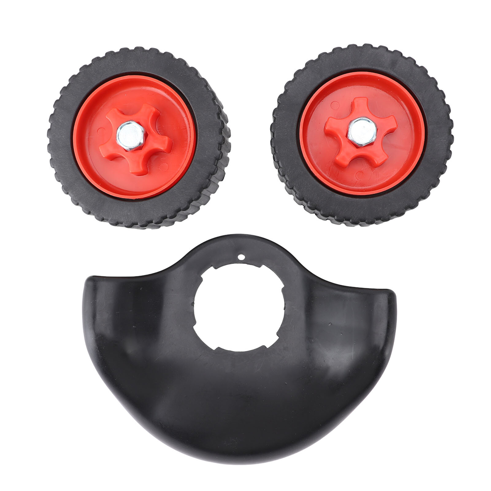 Съемные пластиковые колеса для триммера 33,5 см, колеса для ручной газонокосилки, экономящие труд, сменные аксессуары для вспомогательного инструмента