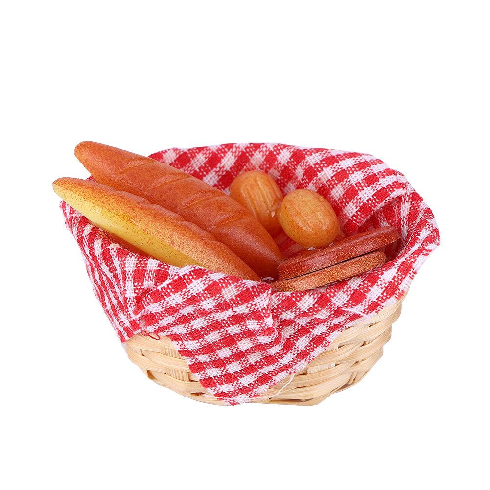Doll Bread Accessory, Children Funny Toy Bread, 1:12 Dinning Room for Kitchen