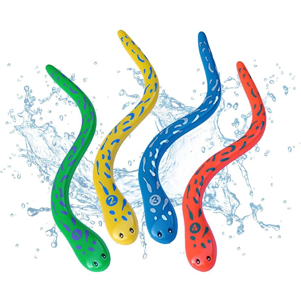 4 Шт Летняя Забавная Игрушка Для Дайвинга В Бассейне Snake Для Детских Подарков