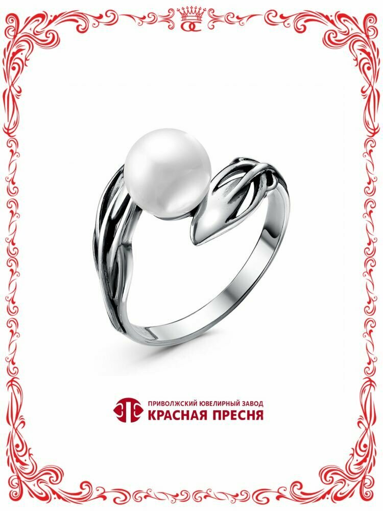 Кольцо, жемчуг имитация