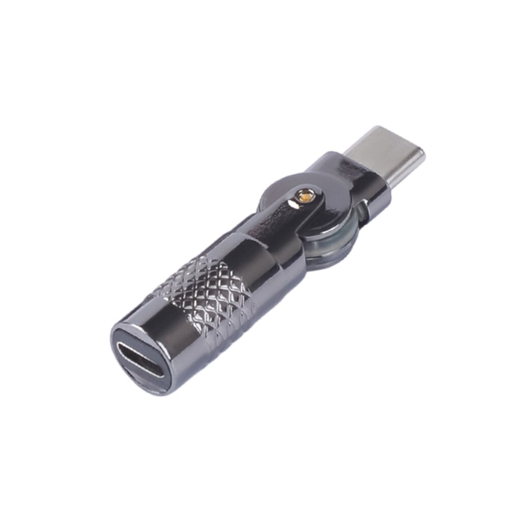 Небольшой Адаптер USB-USB C С Алюминиевой Поддержкой Быстрой Зарядки 3A с Поворотом на 90 Градусов для Зарядки Телефонов и Планшетов Во время Игры