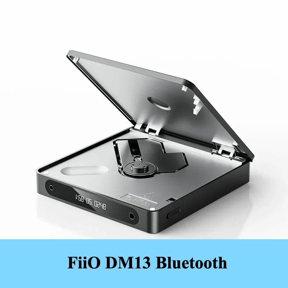 FiiO DM13 Bluetooth Многофункциональный портативный стереопроигрыватель компакт-дисков с длительным сроком службы аккумулятора, поддерживающий USB