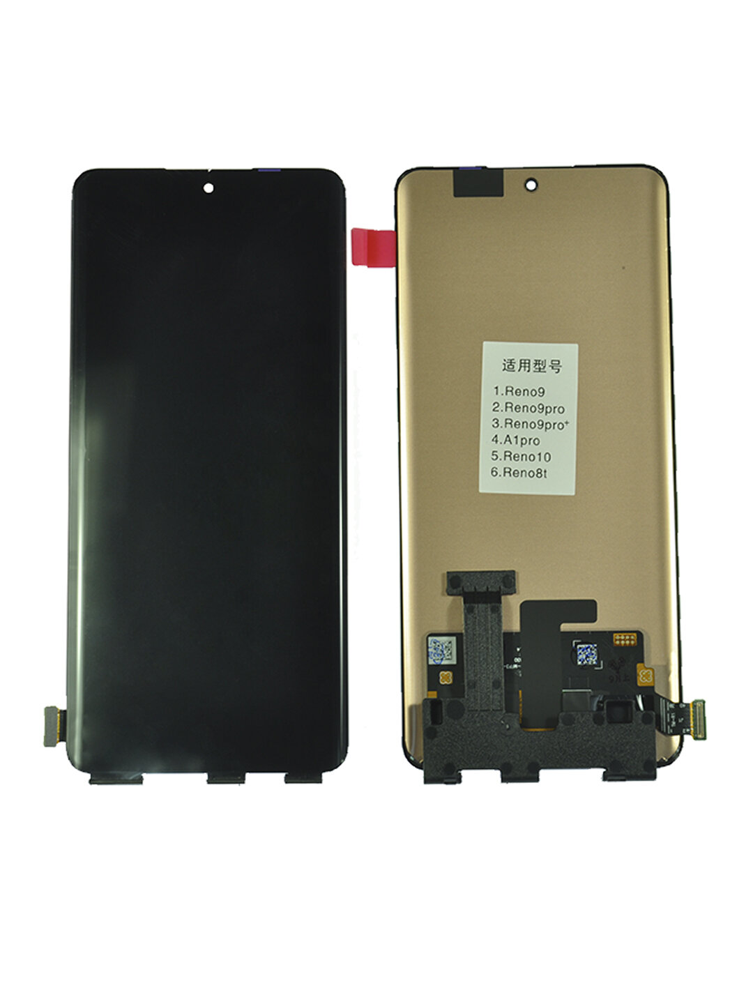 Дисплей (LCD) для Realme 12 Pro Plus 5G (RMX3841)/Oppo Reno 9/Reno 9 Pro/Reno 9 Pro Plus/Oppo A1 Pro/Reno 10/Reno 8T 5G (CPH2505)+Touchscreen black AMOLED