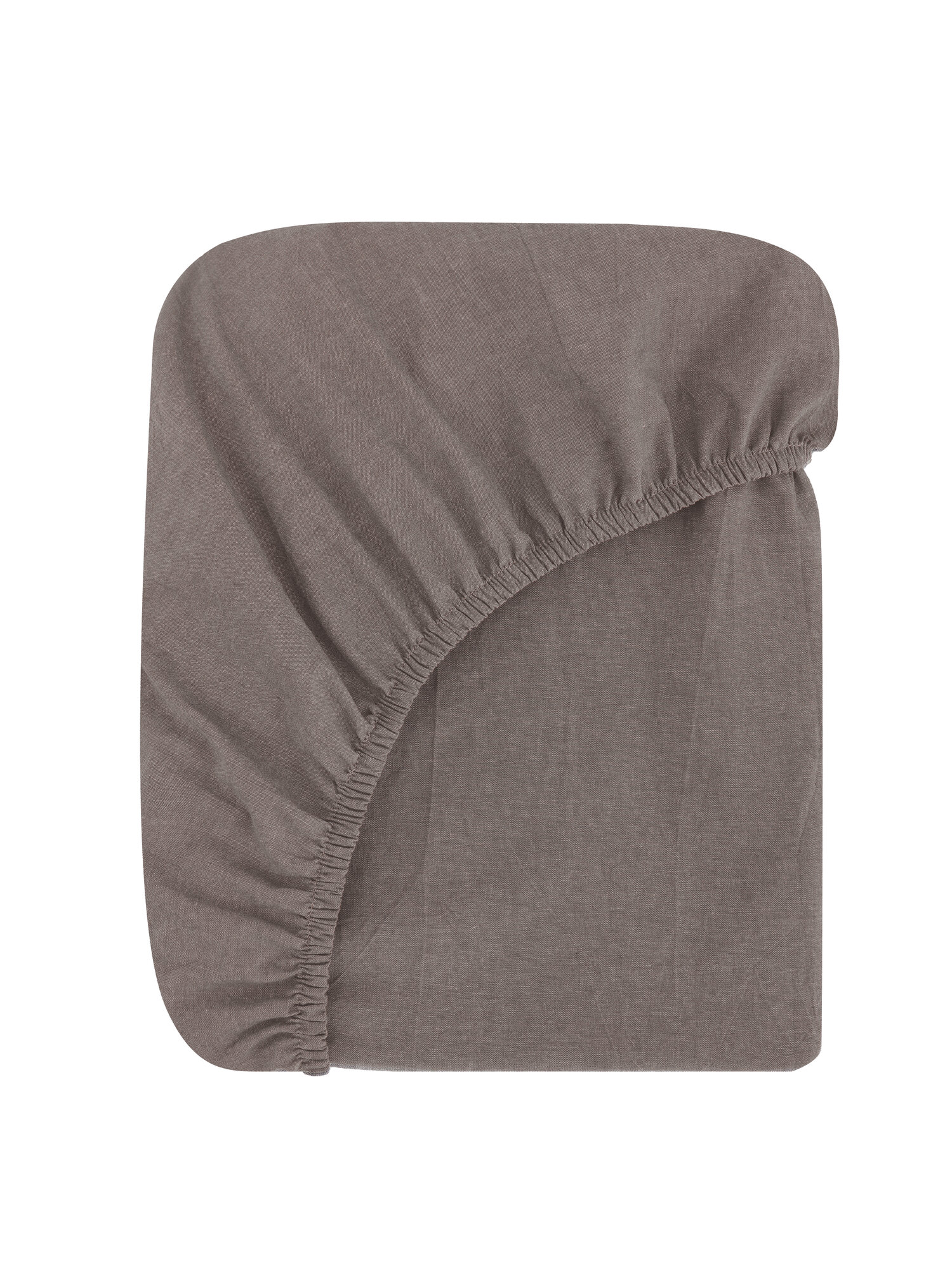 Простыня MORФEUS (морфеус) - Melange Brownie (коричневый) - 200x200x30 (на резинке) - вареный хлопок