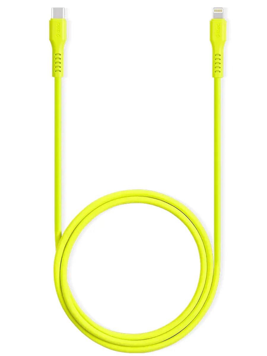 Кабель зарядный TTEC USB-C - Lightning Charge Cable, цвет - желтый