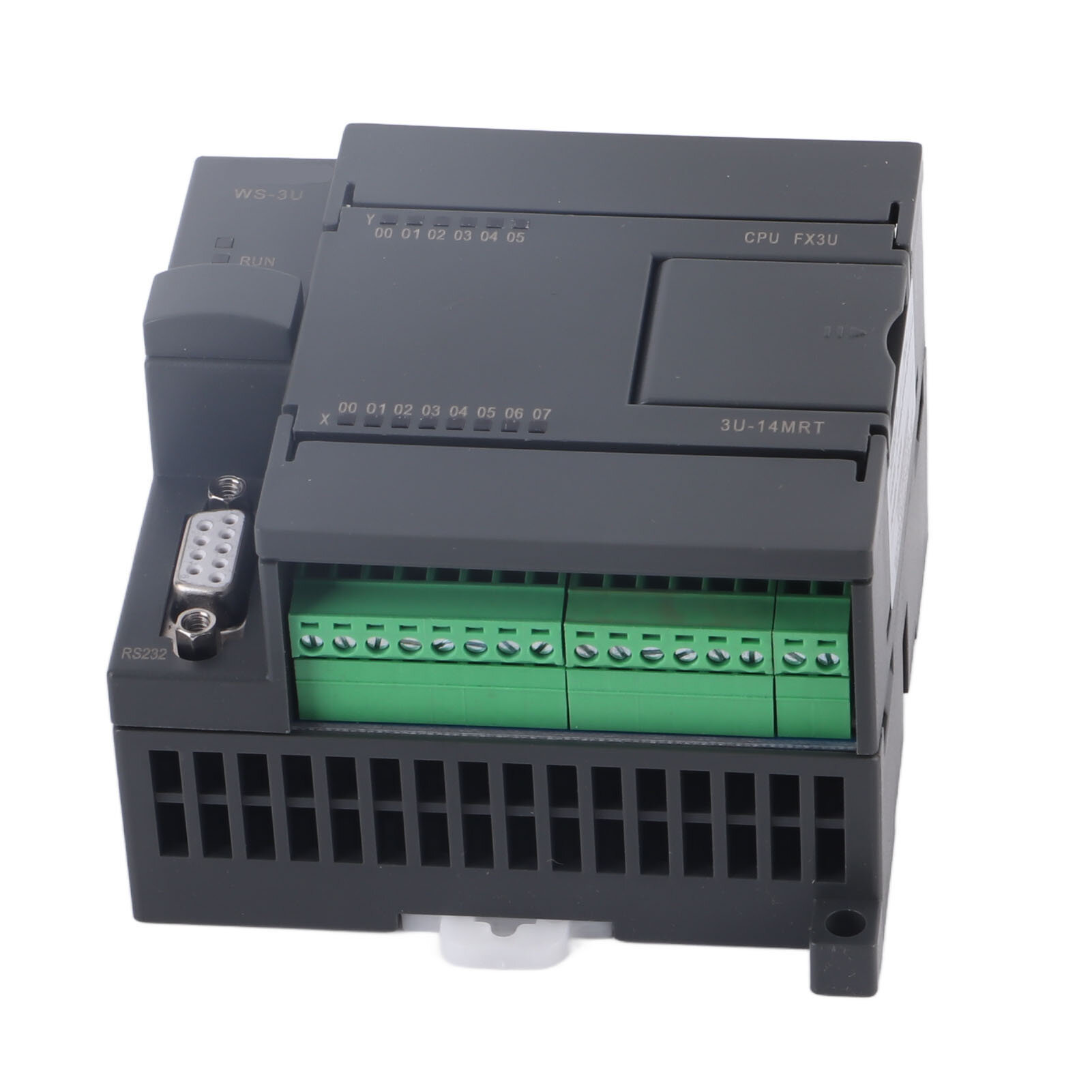 Программируемый логический модуль управления PLC FX3U 14MT DC24V 8 в 6 Out с аналоговым портом RS485