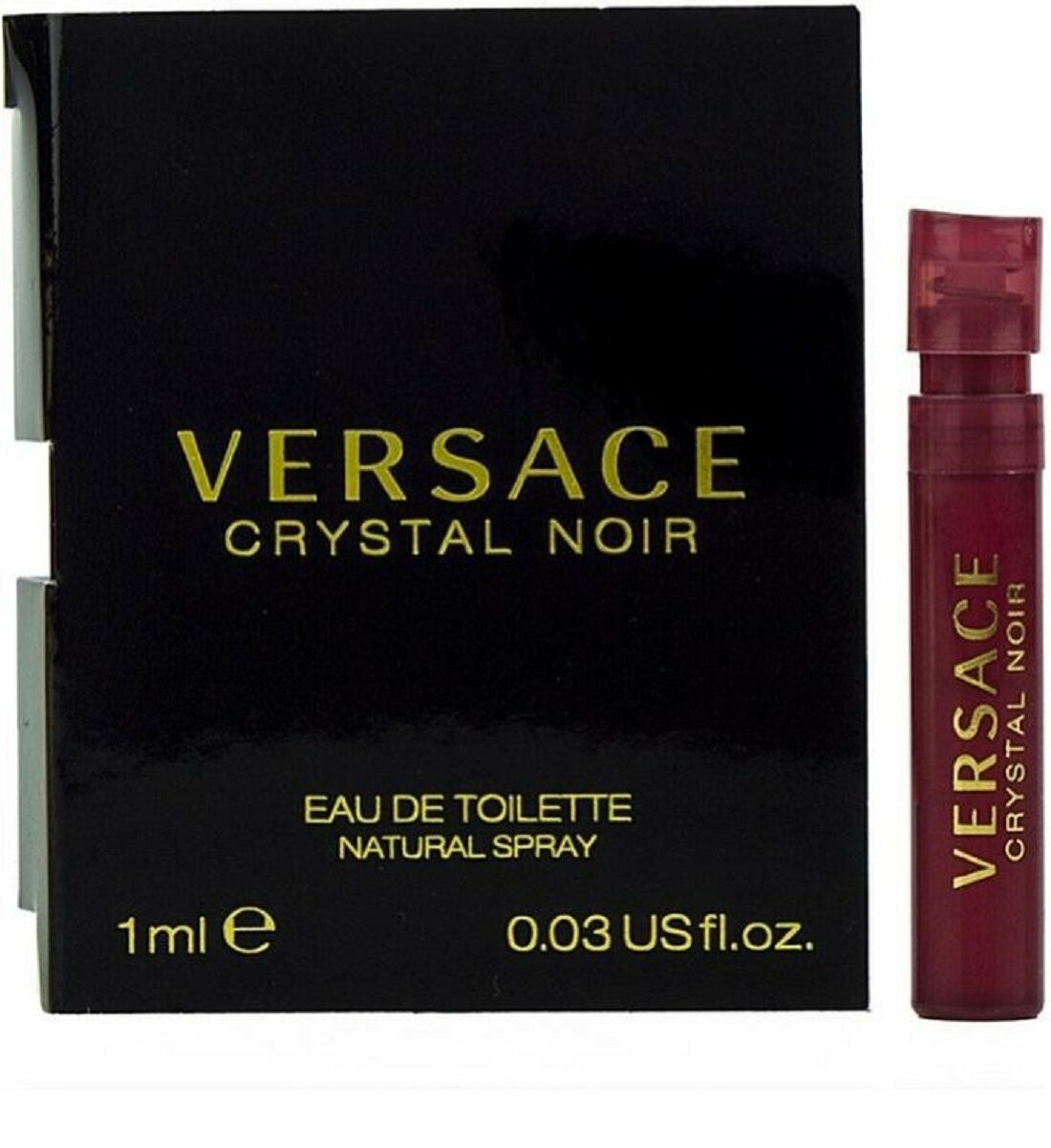 Туалетная вода женская VERSACE CRYSTAL NOIR 1мл (edT - eau de Toilette)