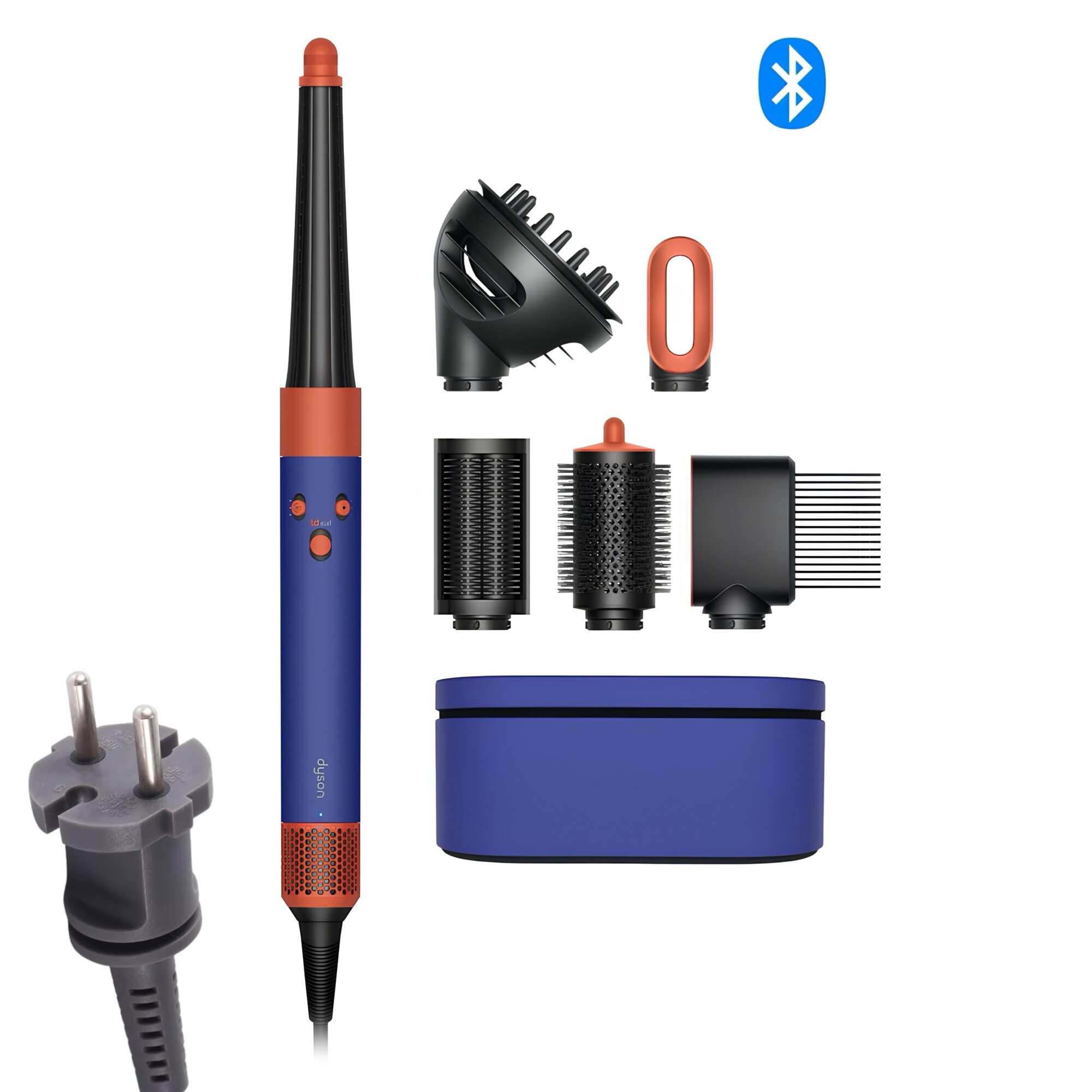 Dyson HS 08 Long Vinca Blue/Topaz Diffuse EU (Вилка для РФ) с диффузором