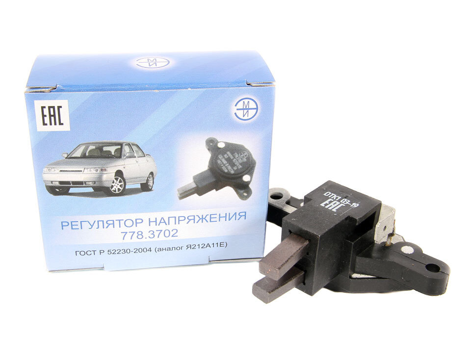 Реле регулятор напряжения 2110 3110 3302 дв.406 в сборе с ЩУ аналог Я212А11Е 36.3702 ЭМИ 778.3702