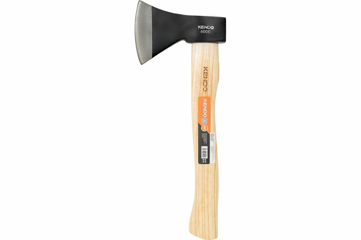 Топор с деревянной ручкой KENDO 600 г 25402