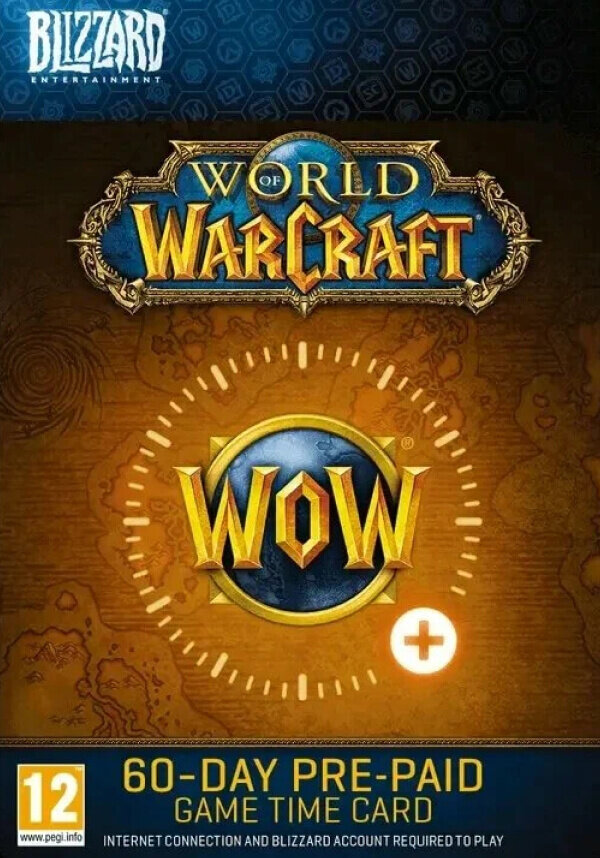 World of Warcraft - 60 Days of Game Time (EU) (Other; PC; Регион активации Европа)