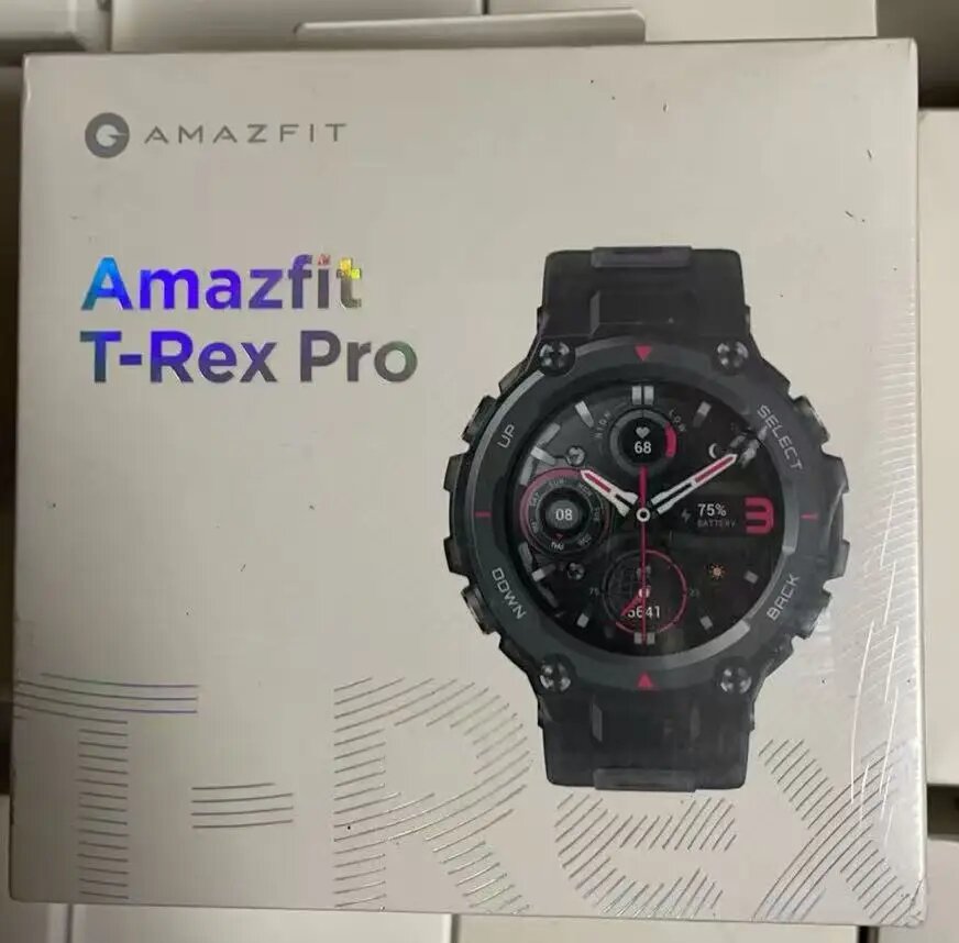 Умные часы Amazfit T rex Pro, GPS, уличные умные часы для мужчин, водонепроницаемые, 20 дней, срок службы батареи для iOS Android