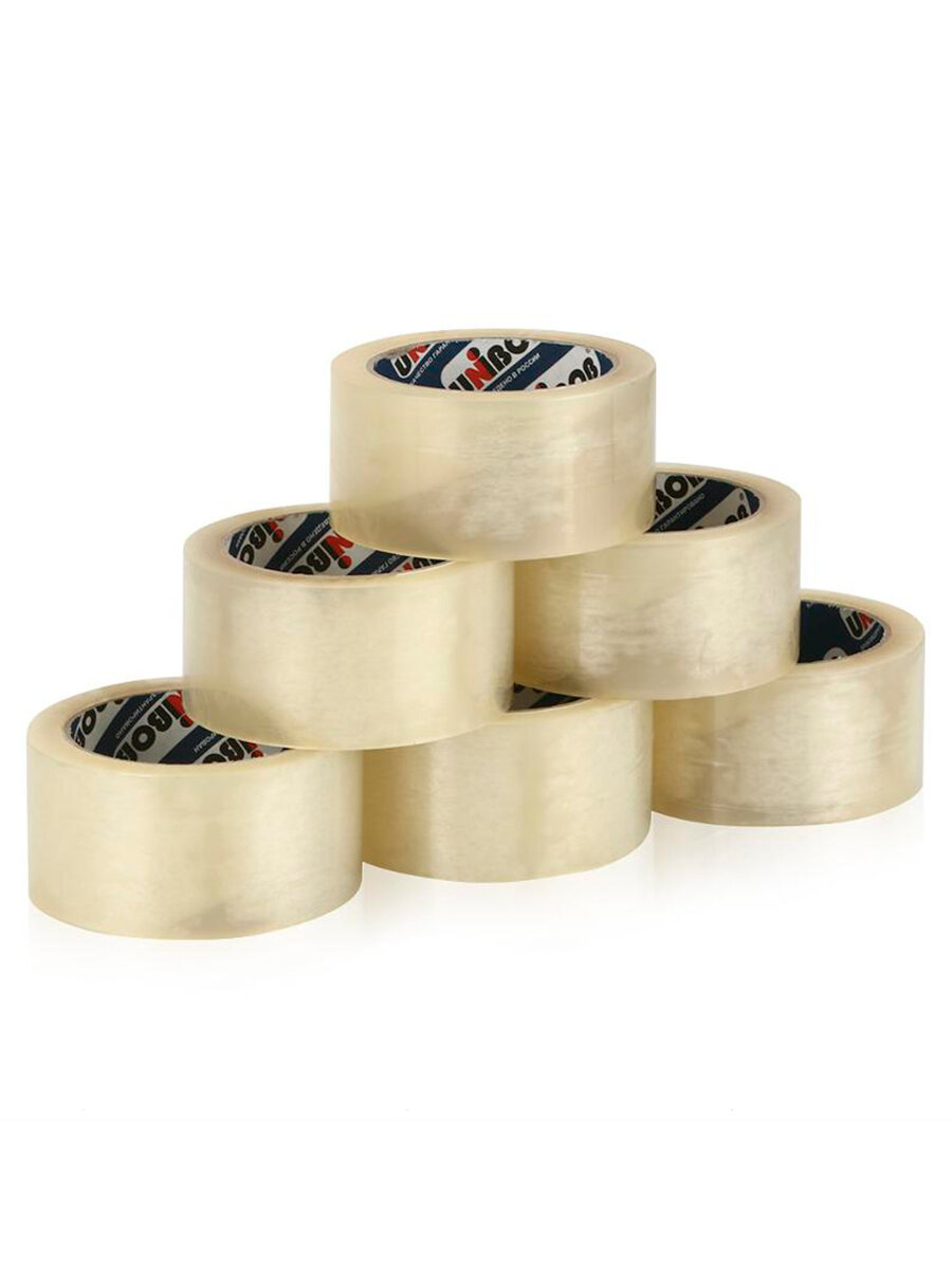 Клейкая лента "Нова Ролл 204", 150 метров. 6 штук в упаковке