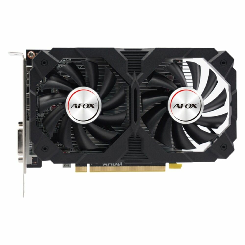 AFOX Видеокарта Radeon RX550 8GB GDDR5 PCI - E x16 3.0, 128Bit 1183Mhz, DP DVI HDMI