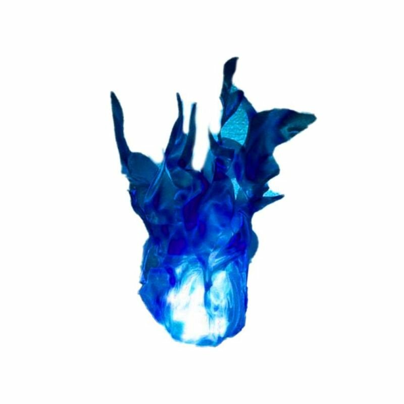 Украшение дома реквизитом для призрачного огня на Хэллоуин-Голубой лед