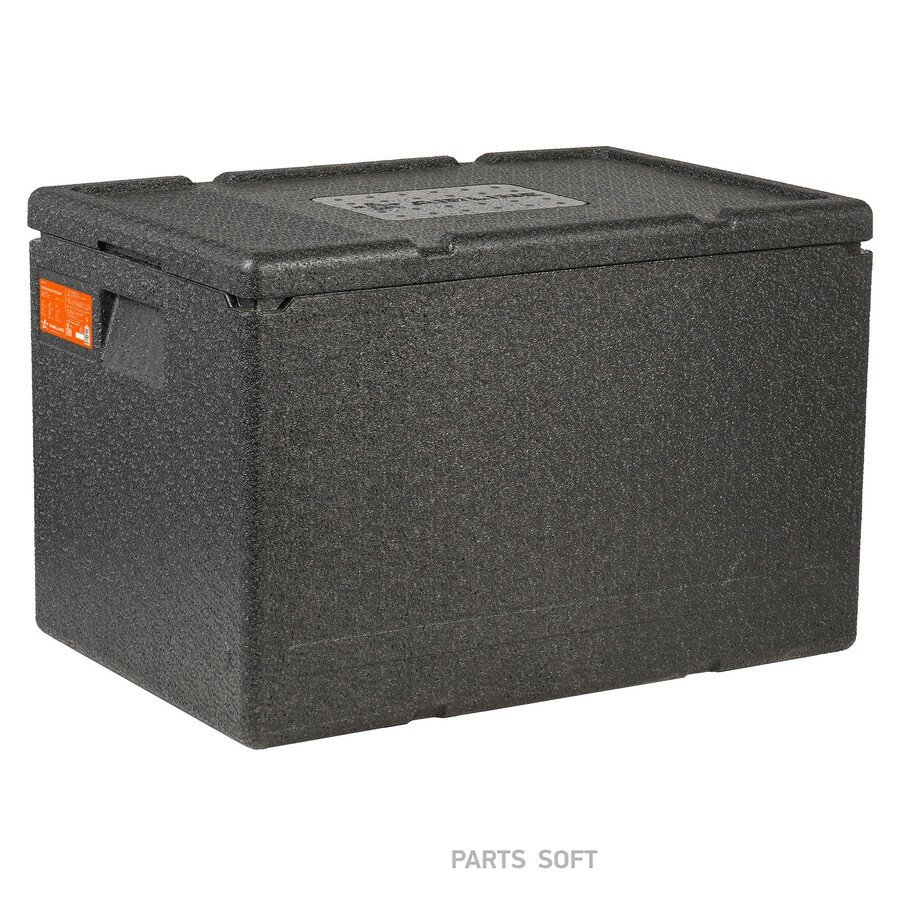 Термоконтейнер с крышкой 60 л, 600*400*400мм, ВПП, цвет черный (ADCB019) от официального дистрибьютора, AIRLINE, артикул ADCB019