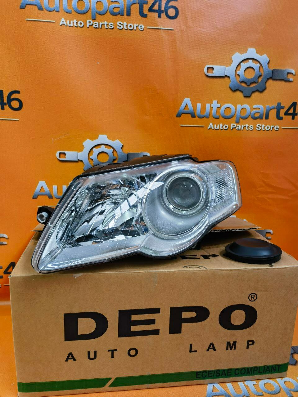 Левая фара Фольксваген пассат б6 passat b6 DEPO отличное качество