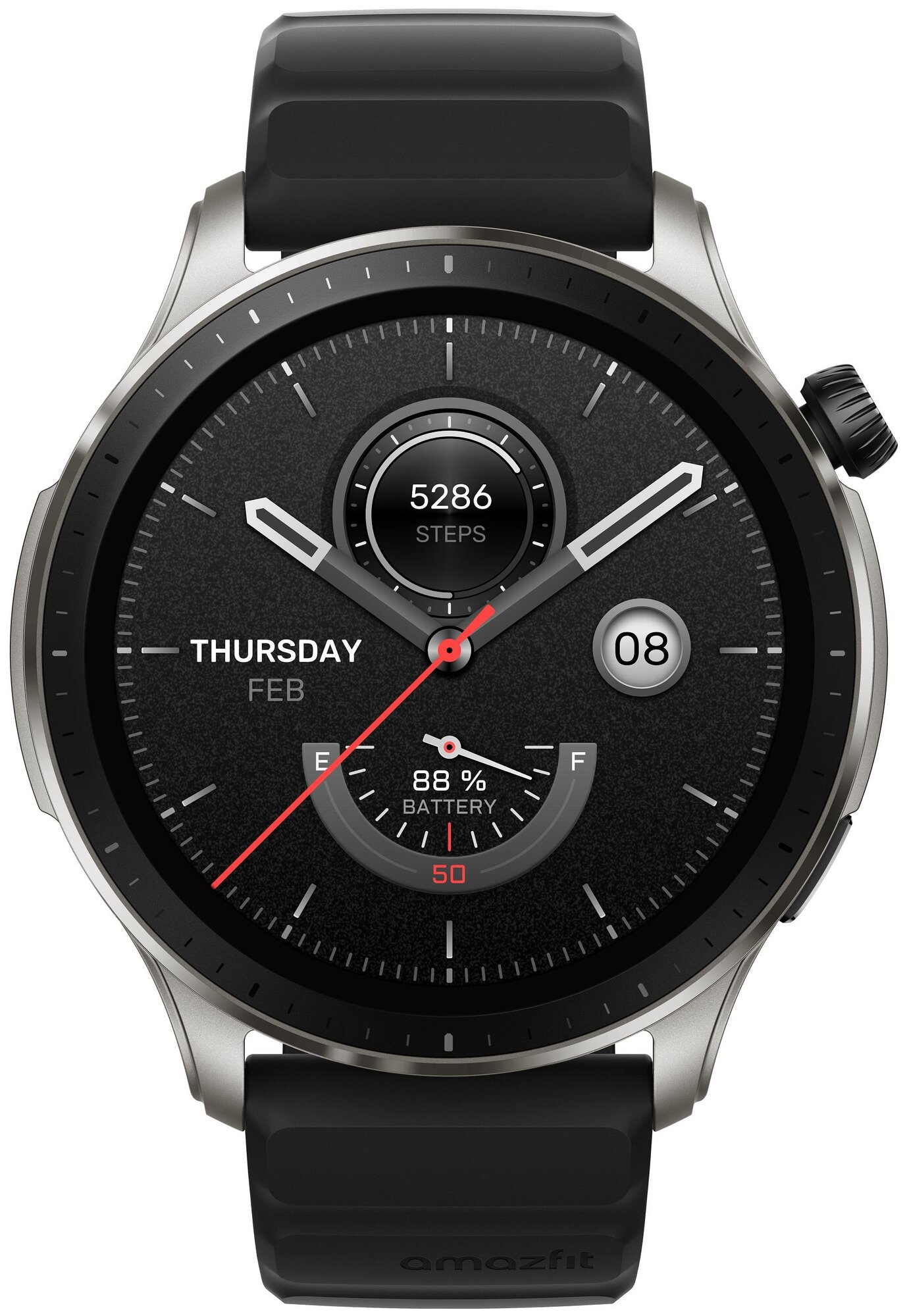Умные часы Amazfit GTR 4 46 мм GPS, Superspeed black Ростест (EAС)