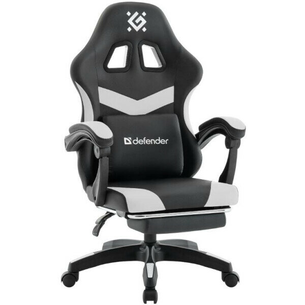 Кресло Defender Runa Pro (черный/белый)