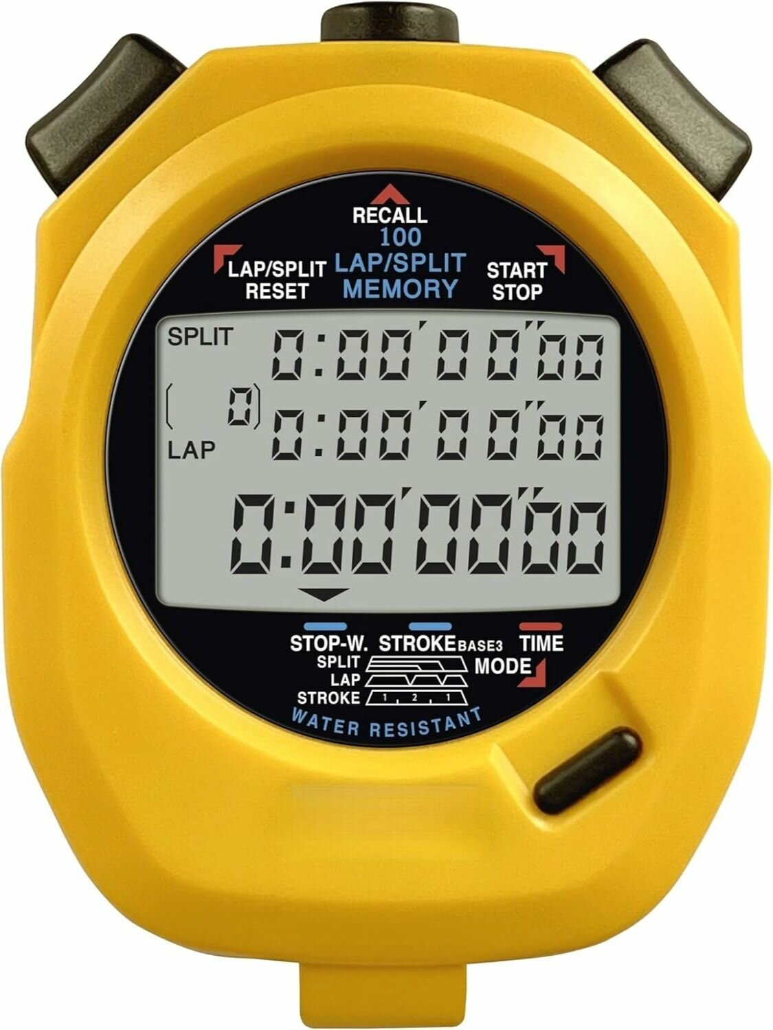 Электронный секундомер для легкой атлетики с таймером, 100-канальный 3-линейный секундомер