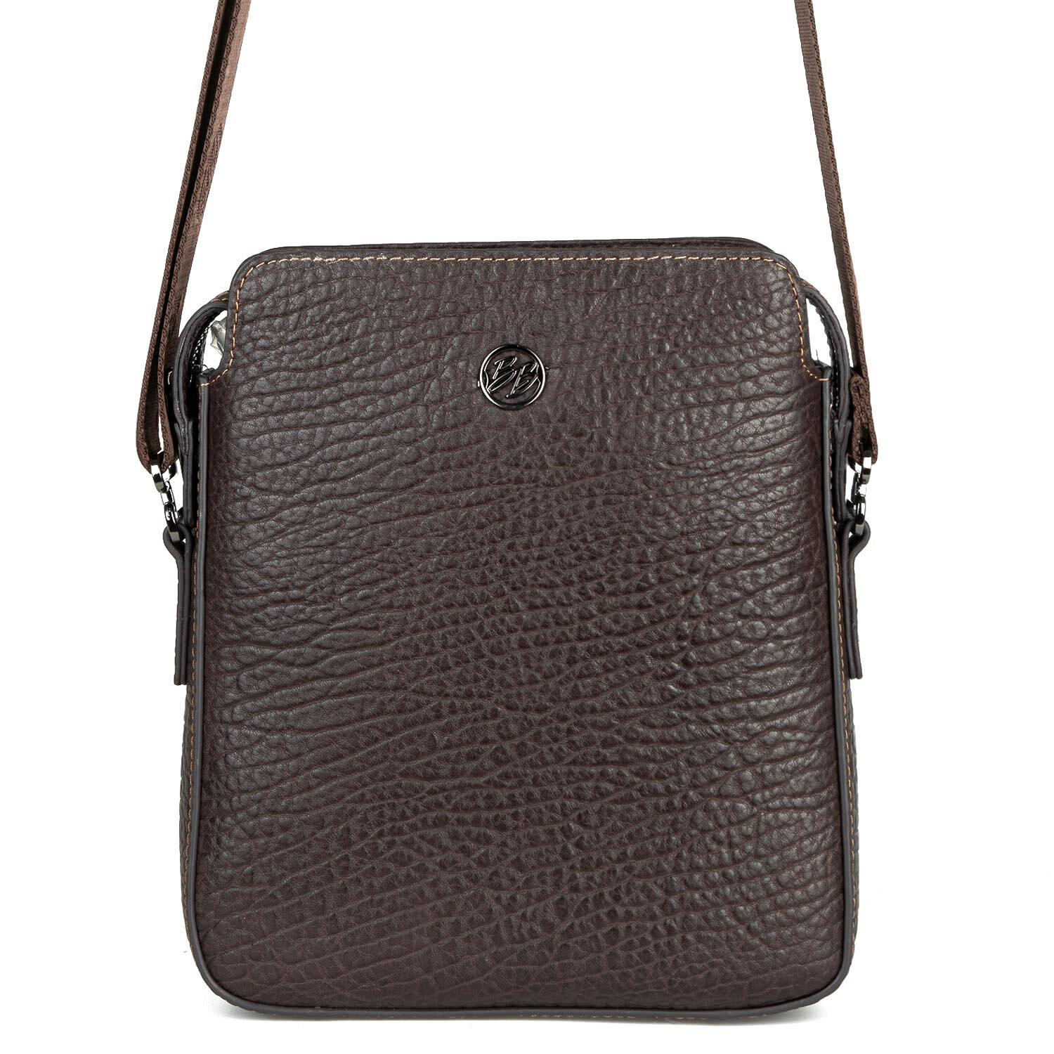 Сумка слинг Мужская кожаная сумка "слинг"