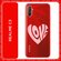 Чехол на Realme C3 / Реалми C3 с принтом "Love heart 3 - 14 февраля", прозрачный